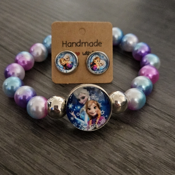 Accessories | Frozen Elz Anna Braceletearring Set | Poshmark